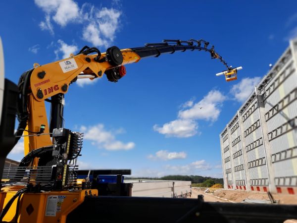Grua articulada para camion - Hidráulica Móvil - Hidroelevadores y Grúas